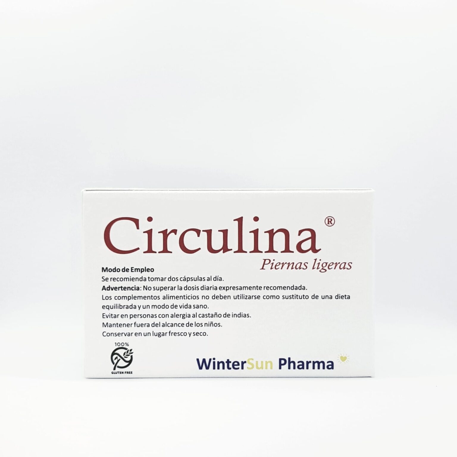 Nuevo Circulina Forte 60 cápsulas. CN 194312.5 | WinterSun Pharma